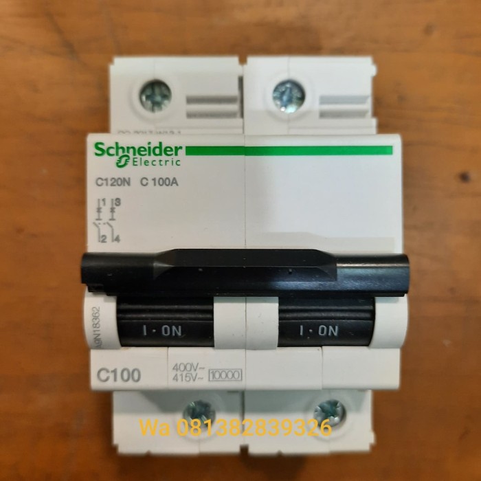 Jual SCHNEIDER MCB C120N 2P 100A A9N18362 - Jakarta Pusat - RASYA SAHABAT LISTRIK | Tokopedia