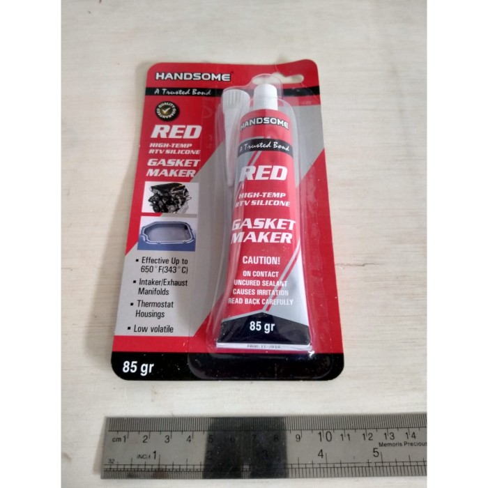 LEM RED SILICONE 85 GRAM RED SEALANT TUBE LEM GASKET RED TAHAN PANAS ...