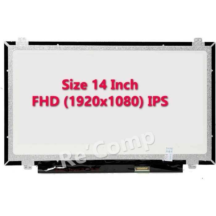 Jual LED LCD LAPTOP 14 INCH SLIM 40 PIN FULL HD (1920x1080) IPS ...