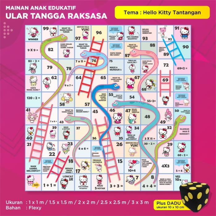 Jual Ular Tangga Raksasa 2,5x2,5mtr - Kab. Karanganyar - three-al ...