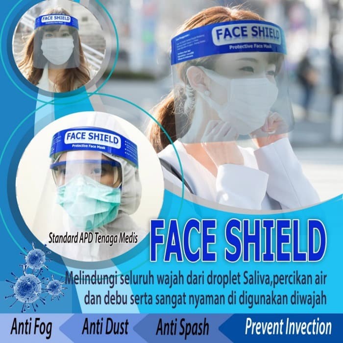 Jual FACE SHIELD - APD pelindung wajah berstandar medis - Jakarta Utara ...