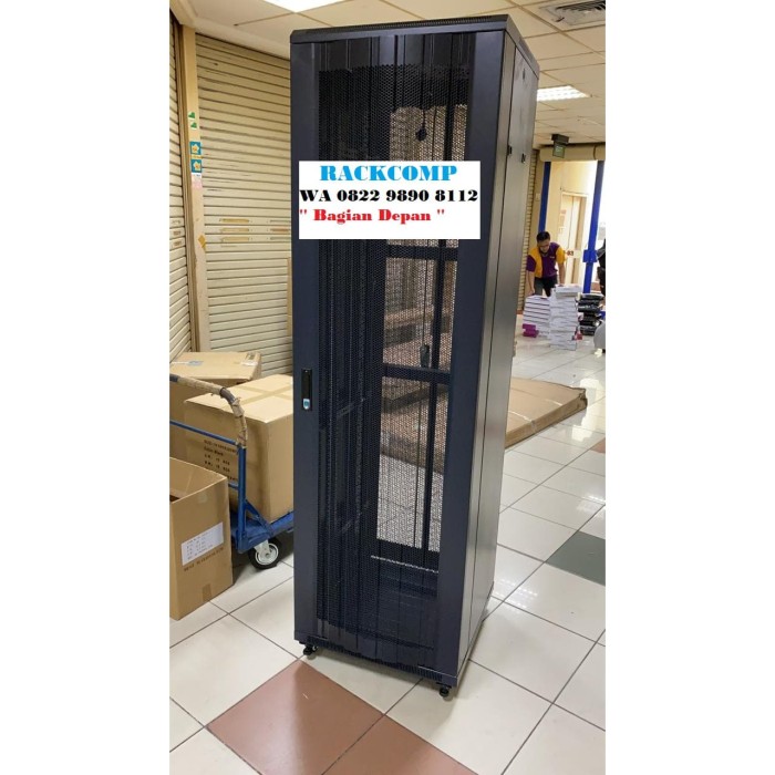 Jual 19'' Rack Standing 42u Depth 600mm / Rack Indoor 42u Perforated ...
