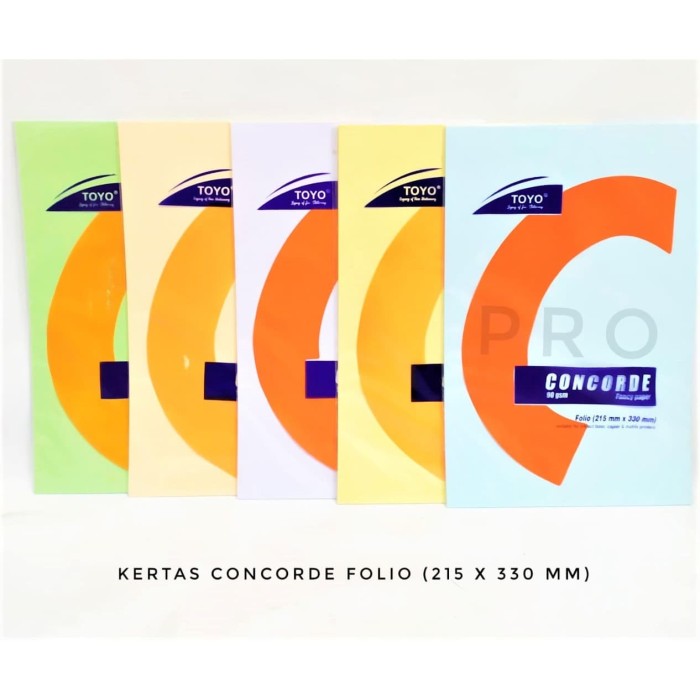 Jual Kertas Piagam Concorde 90 Gsm F4 20 Lembar - Briefcard - Kota ...