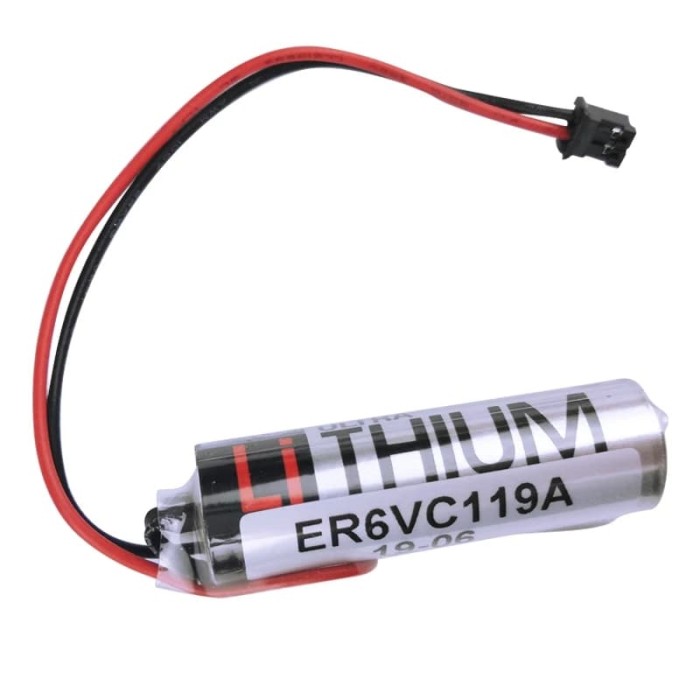 Jual Battery Baterai Lithium Toshiba PLC ER6VC119A 3.6V AA 2400mAh Plug ...