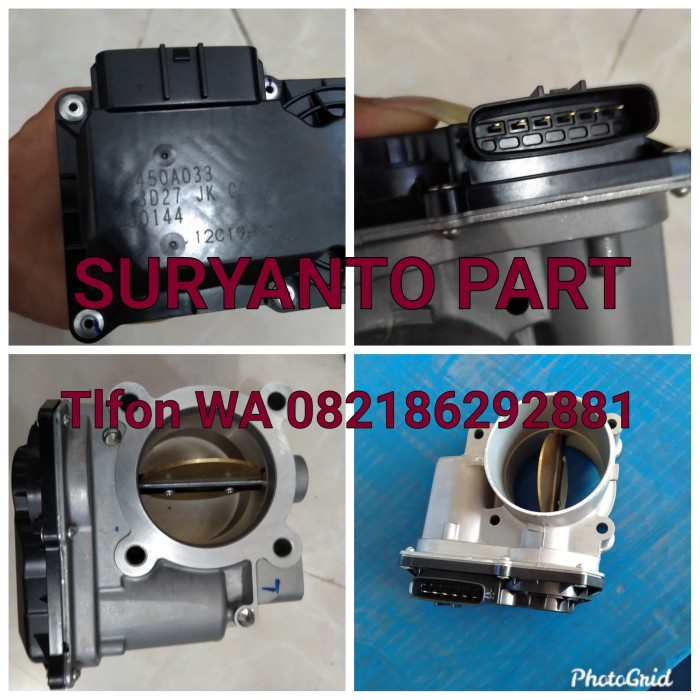 Jual Throttle body TrotolBody 1450A033 Mitsubishi New Triton/L200 ...