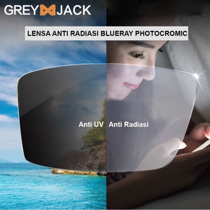 Promo Lensa kacamata anti radiasi blue ray photocromic anti uv bisa ...