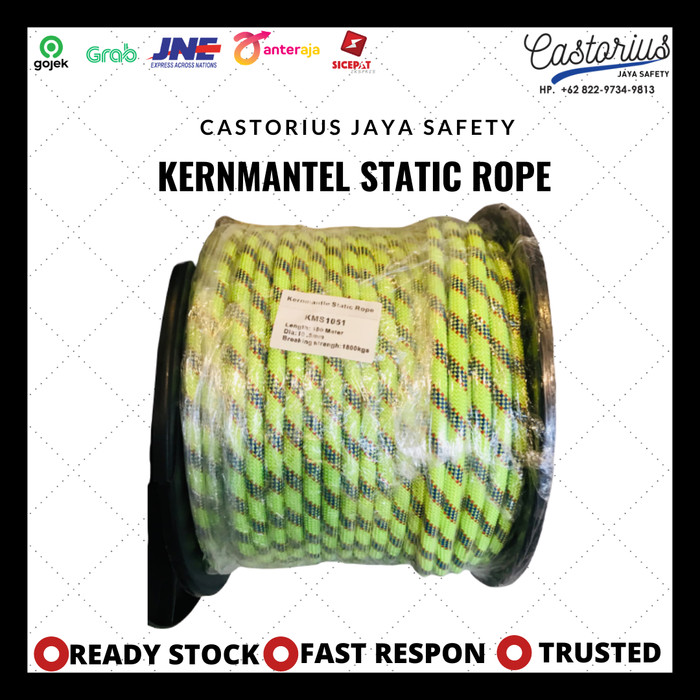 Jual TALI KERNMANTEL ROPE TALI KARMANTEL STATIS KERNMANTEL STATIC ROPE ...