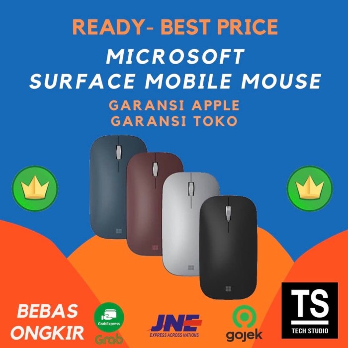 Jual Microsoft Surface Mobile Mouse Surface Pro 5 6 7 Go Mouse ...