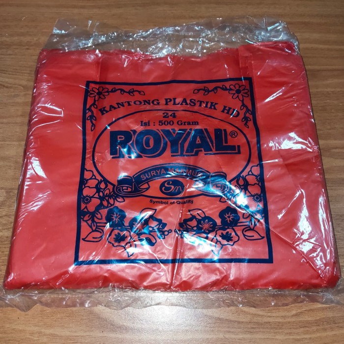 Jual KANTONG PLASTIK MERAH - HDPE UKURAN 24 MERAH - TEBAL - ISI 500 ...