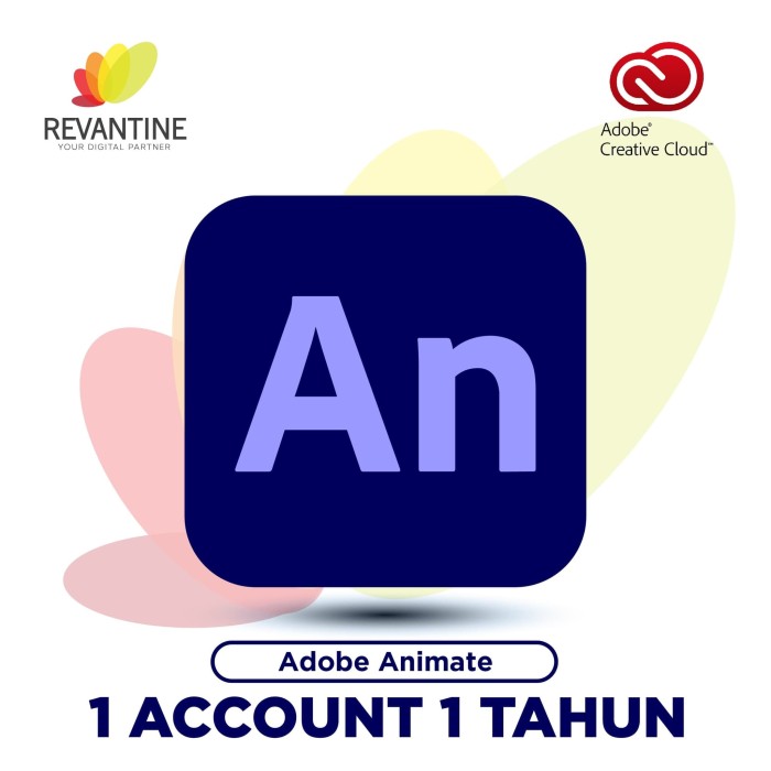 Jual Adobe Animate Creative Cloud Original 1 Account 1 Tahun - Jakarta Barat - Revantine | Tokopedia