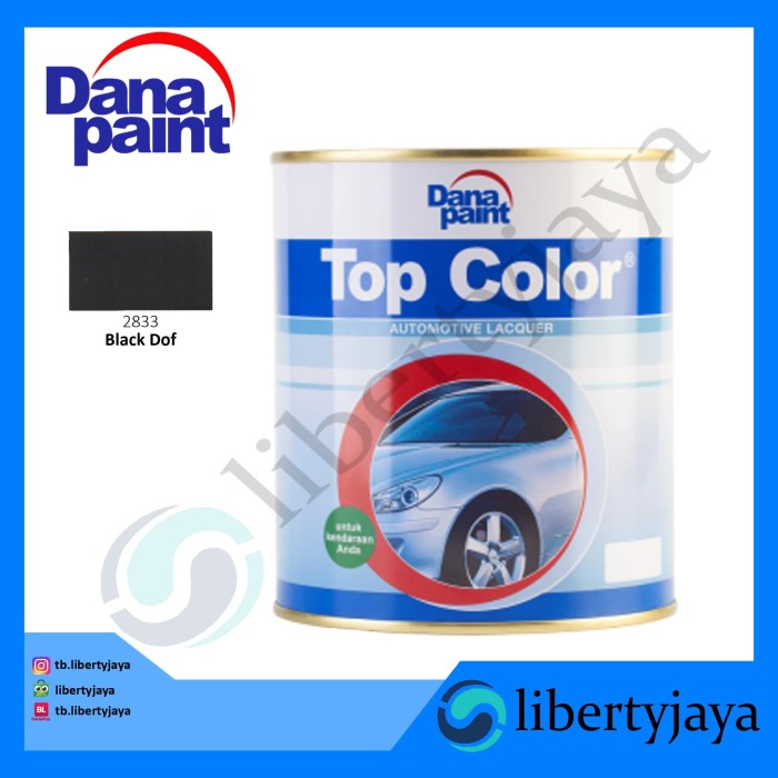 Jual 1Lt 222-2833 Black Doff Top Color Automotive Dana Paint - Jakarta ...
