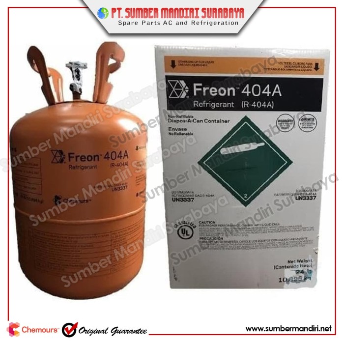 Jual Freon R404 Chemours USA / r404a - Kota Surabaya - Sumber Mandiri ...