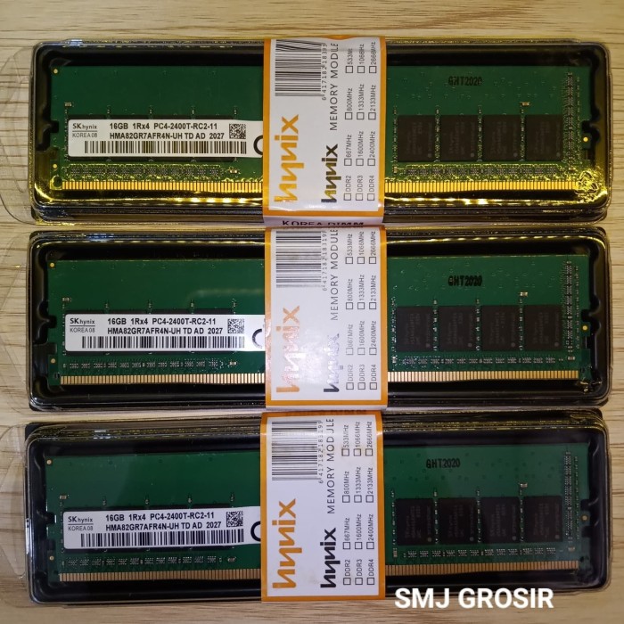 Jual memory pc hynix ddr4 16gb ram full kompatible - Kota Surabaya ...