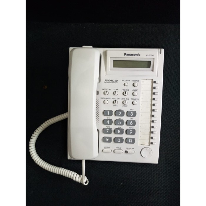 Jual Telepon Digital Panasonic PABX KX T7730 / T7730 White - SECOND ...