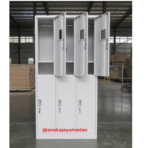 Jual Locker 6 Pintu 3 Kolom + Gantungan | Locker Pakaian | Medan - Kota ...