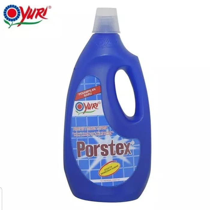 Jual Porstex Yuri Pembersih Keramik Bunuh Kuman Biru 1 Liter / Prostex ...