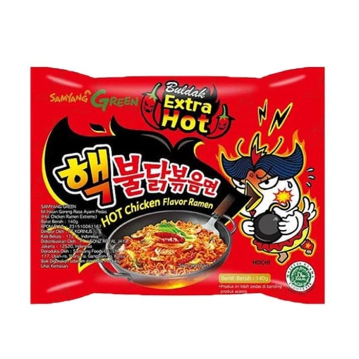 Jual Samyang Nuclear Buldak Extra Hot / Mie Instan Korea Halal MUI ...