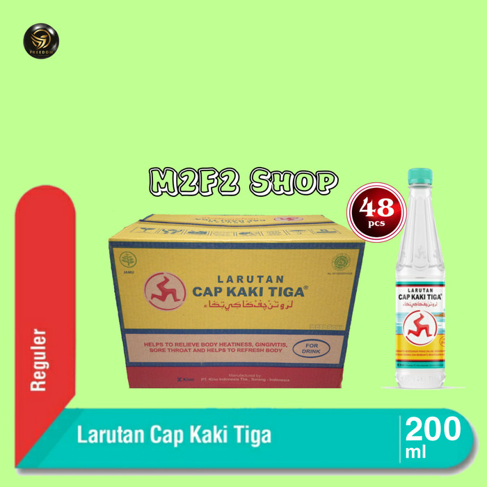 Jual Larutan Penyegar Cap Kaki Tiga Botol Rasa Original - 200 ml - Jakarta Pusat - M2F2 Shop ...