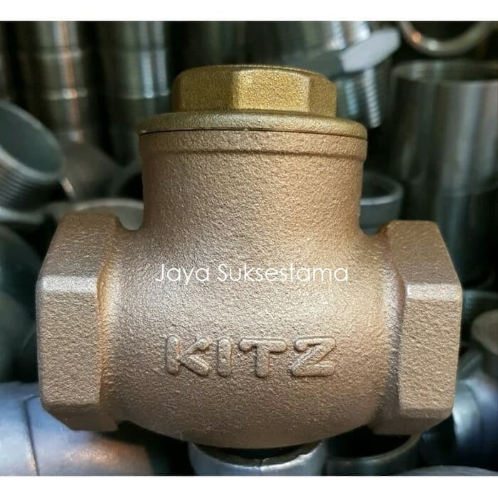 Jual Swing Check Valve Kuningan 2" inch KITZ / Klep Tabok KITZ ORIGINAL ...