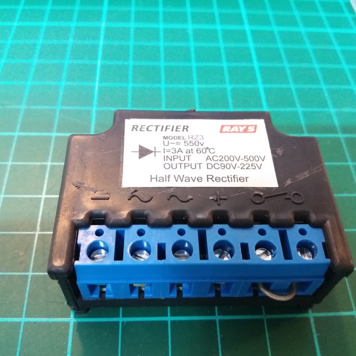 Jual Half Wave Rectifier Model RZ3 Input AC200V-500V Output DC90V-225V 3A - Jakarta Barat - Dian ...