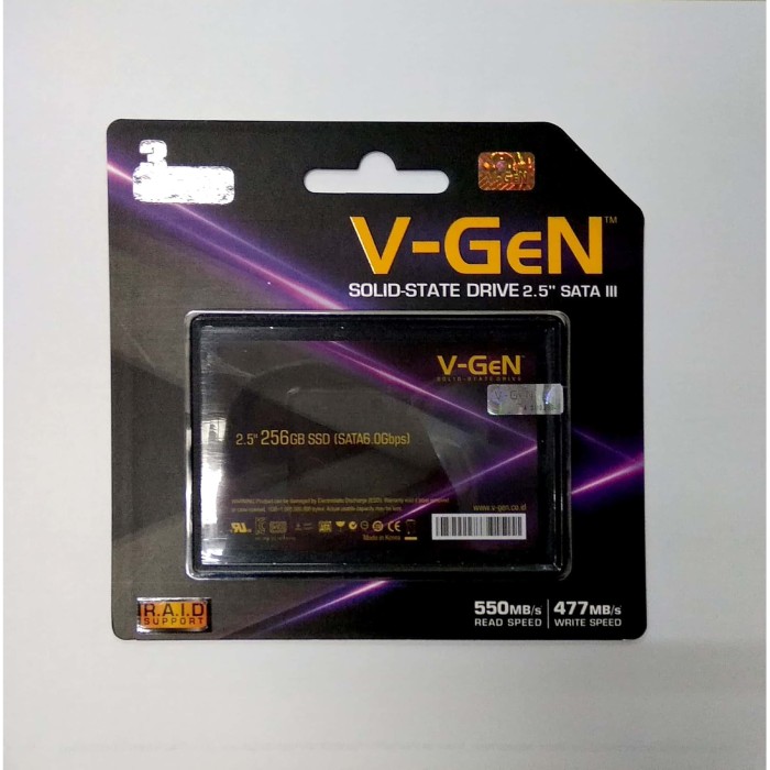 Jual SSD Solid State Drive V-GeN 256GB SATA 3 SSD SATA III VGEN - Kota ...