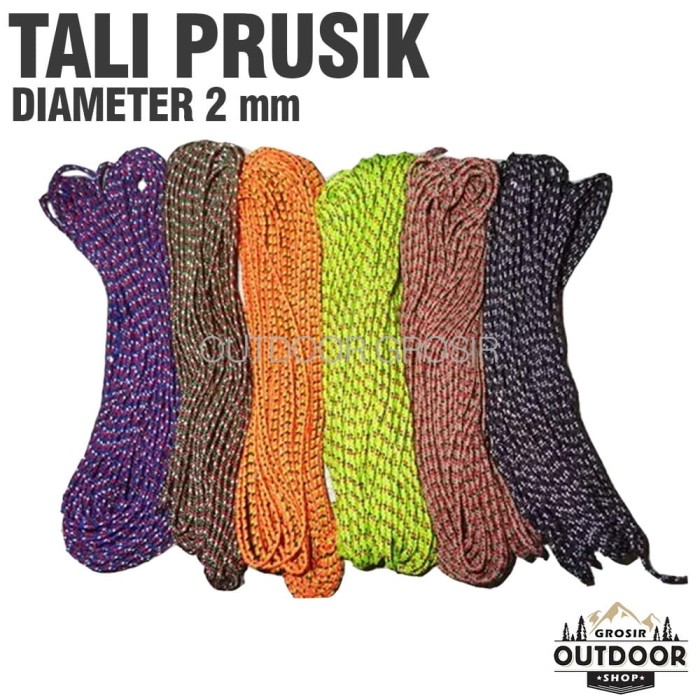 Jual Tali Prusik Diameter 2 mm - Tali Plusik Paracord - Tali Sampul ...