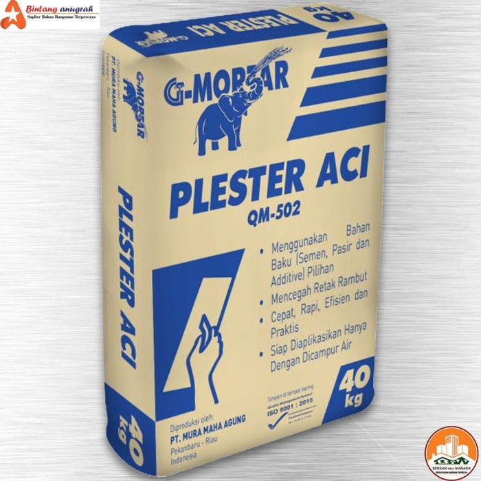 Jual G Mortar Plester Aci QM 502 40kg - Kota Pekanbaru - Toko Bintang ...