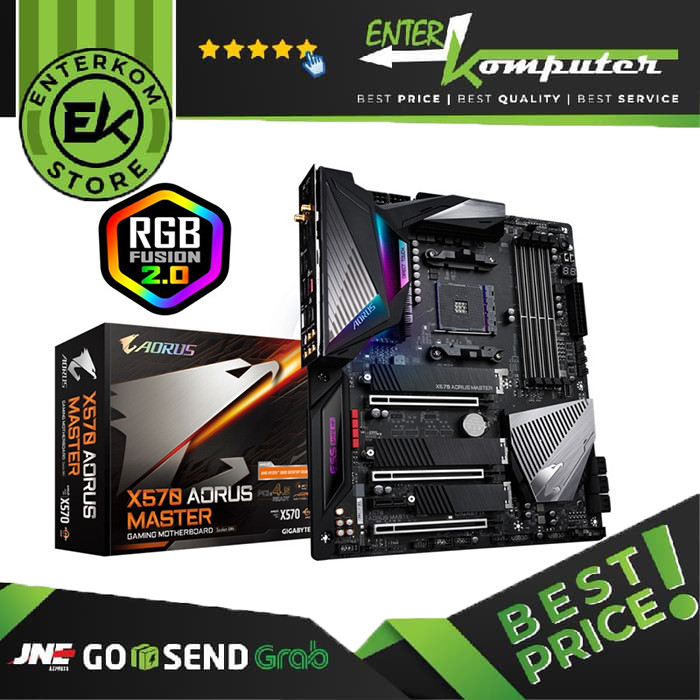 Gigabyte X570 Aorus Master (AM4, AMD Premium X570, DDR4, USB3.2, SATA3 ...