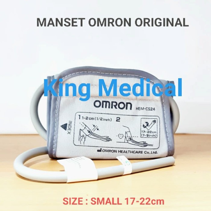 Jual Manset Tensi Omron HEM CS24 Small Cuff Tensimeter Anak (17-22cm ...