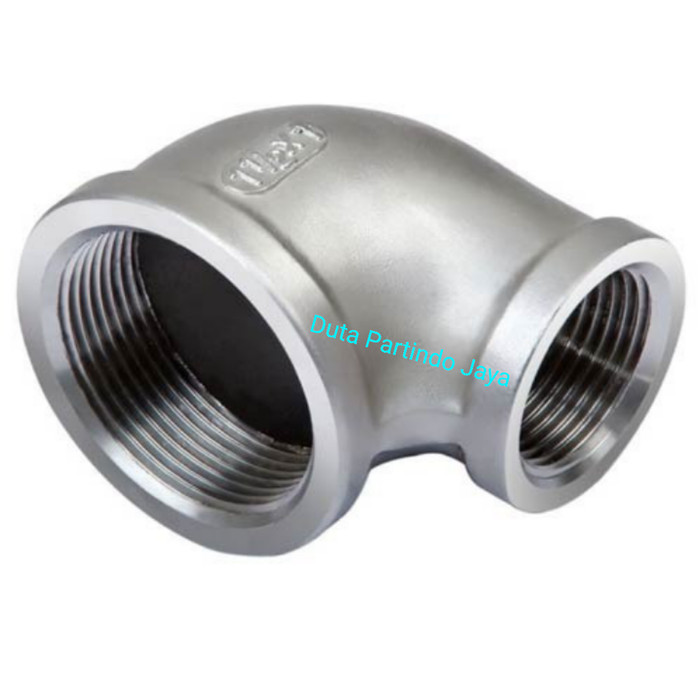 Jual V-Sok Elbow stainless drat 1 x 3/4"(inch)-Elbow reducer stainless ...