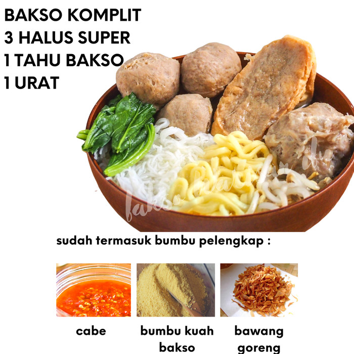 Jual Bakso Sapi Komplit Baso Sapi Siap Saji Halus Urat Tahu - Jakarta ...