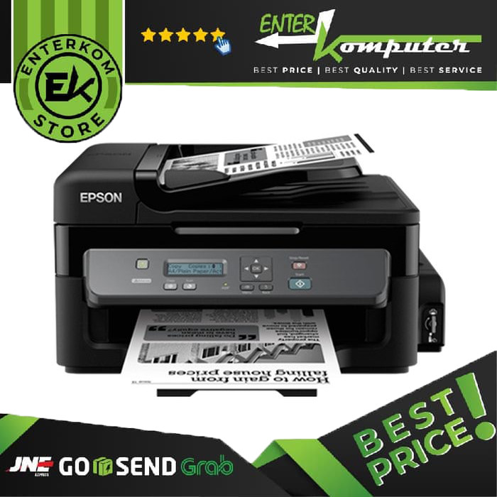 Epson M200 (Tabung Tinta Infus Resmi Epson) Monochrome - Print, Scan ...