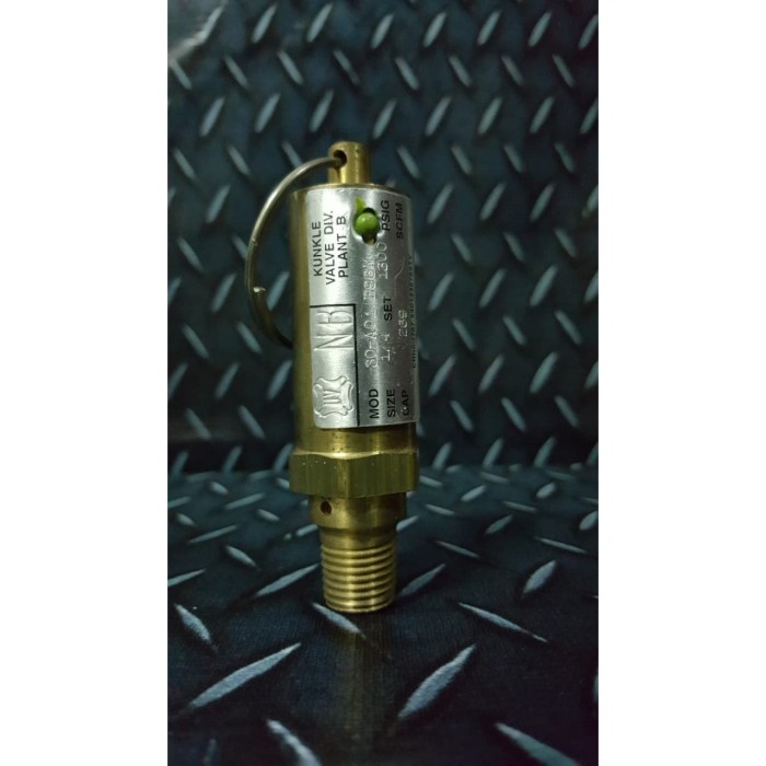 Jual KUNKLE Safety Valve Set 1300 PSI 1/4 Inch Model 30-A01 - Jakarta Timur - ZRAVAN SAMAJAYA ...