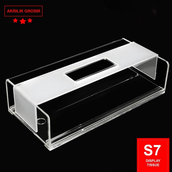 Jual Tempat tissue Acrylic / display tissu acrylic / akrilik / tempat ...