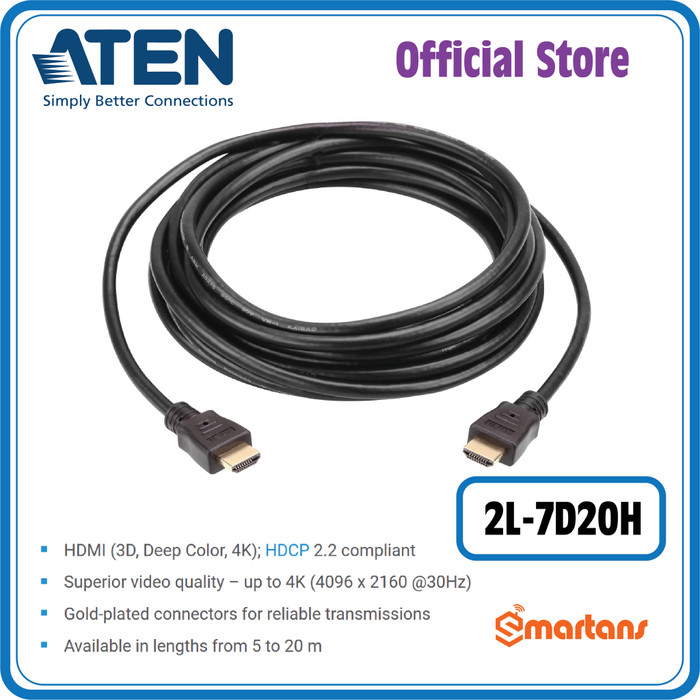Jual Aten 2L-7D20H - 20 Meter High Speed HDMI Cable with Ethernet ...