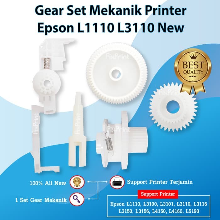 Jual Gear Set Mekanik Printer Epson L1110 L3110 L3150 L3160 L4150 L5190 ...
