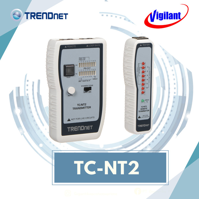 Jual TRENDnet TC-NT2 Network Cable Tester - Jakarta Utara - Vigilant ...