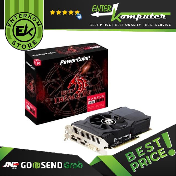 PowerColor Radeon RX 560 2GB DDR5 Red Dragon (14CU) - Enterkomputer ...