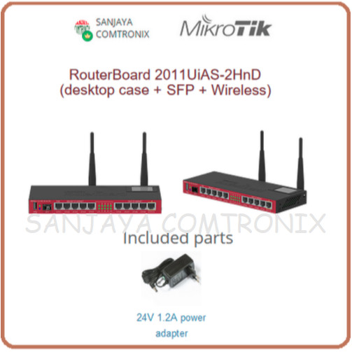 Jual MIKROTIK RB2011UiAS-2HnD-IN Router 1x SFP port, 5xLAN, 5xGbit LAN ...