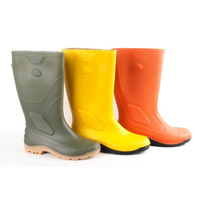 Jual SEPATU BOOTS PRIA KARET PANJANG TERRA ECO 3 AP BOOTS - Kuning, 39 ...
