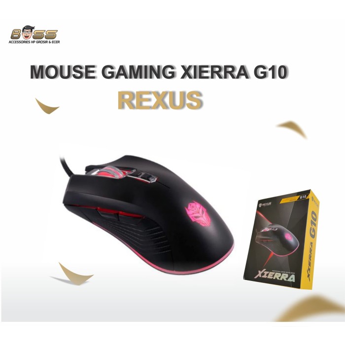 Jual REXUS MOUSE GAMING XIERRA G10 - Kota Makassar - Boss Muda88 ...