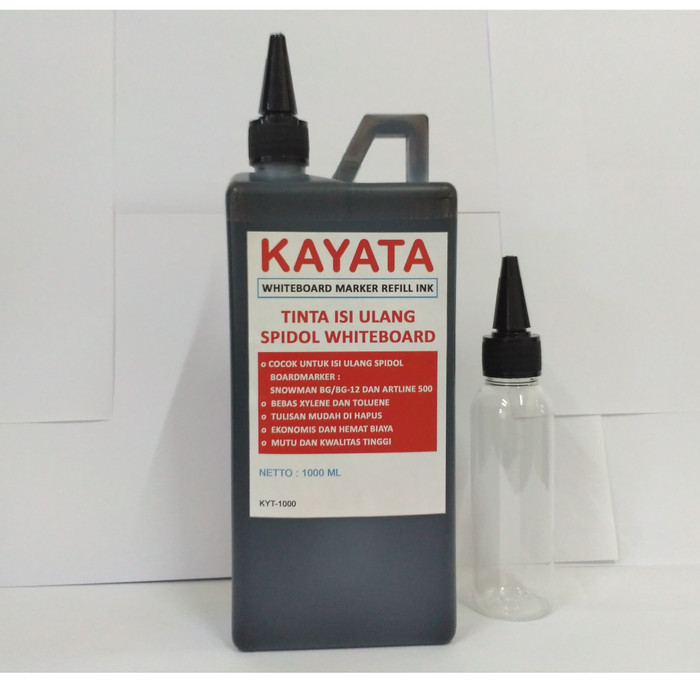 Jual Tinta isi ulang spidol whiteboard KAYATA Ukuran besar literan 1 ...