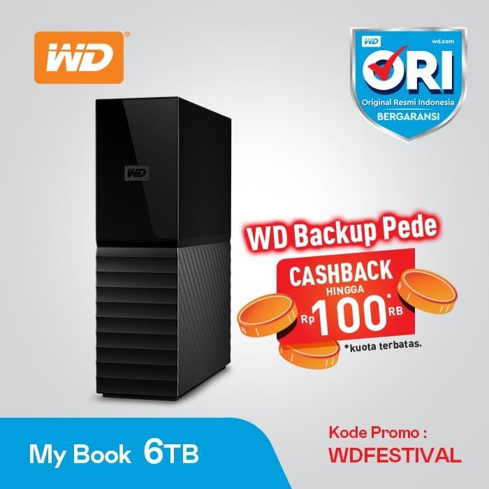 Jual WD MYBOOK - WDC MY BOOK DESKTOP 3.5 Inch 6TB - HDD External ...