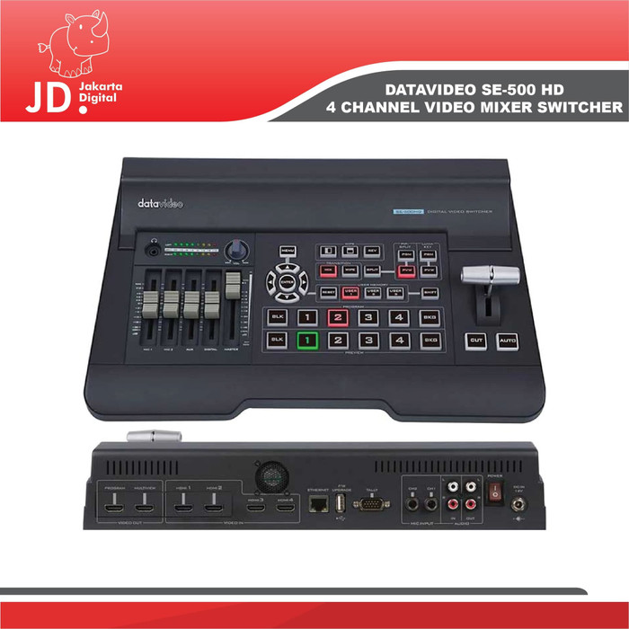 Jual Datavideo SE-500 HD 4 Channel Video Mixer Switcher - Jakarta Pusat ...