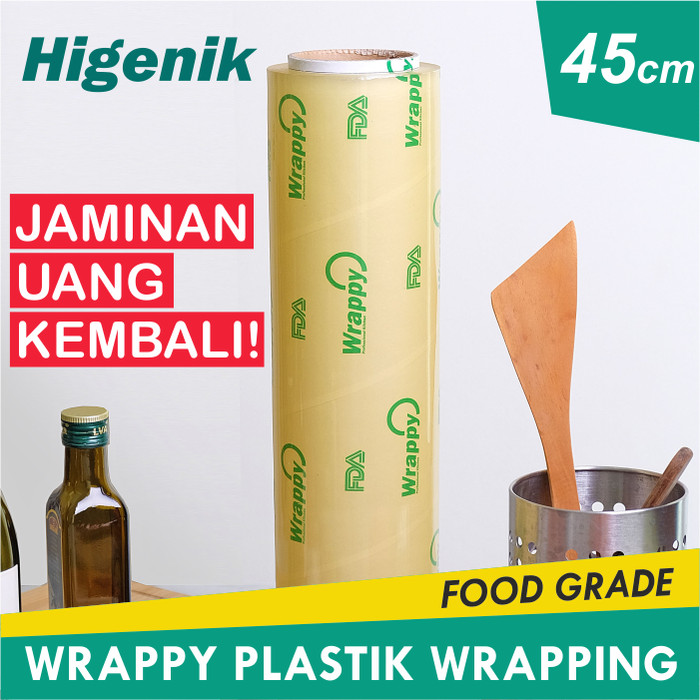 Jual Wrappy Plastik Wrapping Film / Food Wrap Buah Makanan 45 cm ...
