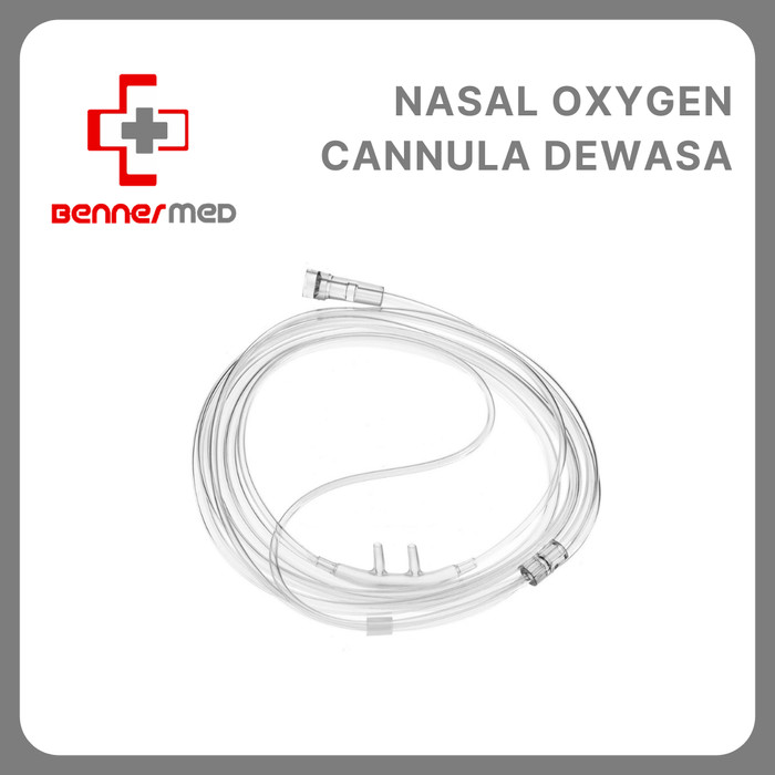 Jual Nasal Oxygen Cannula (DEWASA) / Nasal Kanul Oksigen / Selang ...